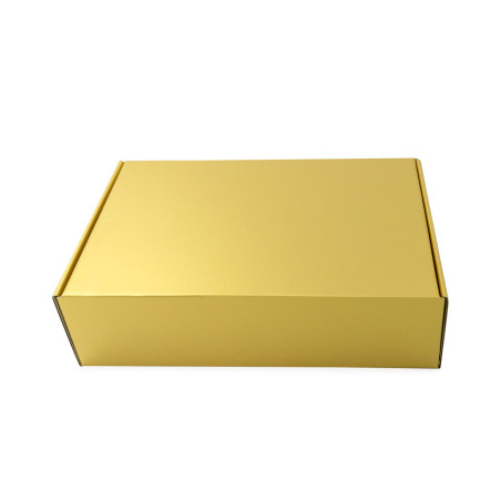 Luxury Gold Metallic Gift Box | 305x215x85 mm | Superbox
